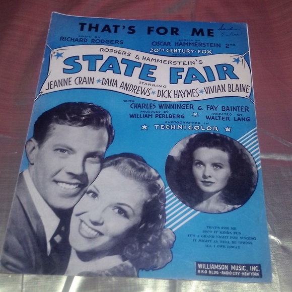 Williamson | Other | Vgt State Fair Sheet Music | Poshmark